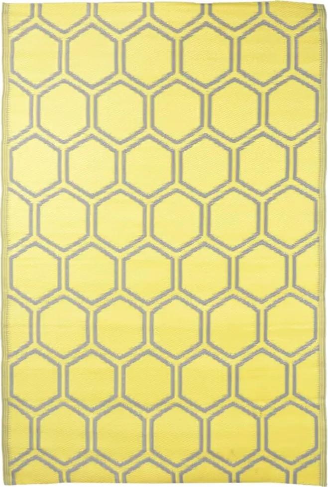 Esschert Design Venkovní koberec 182 x 122 cm včelí plástev [433912] Barva: Hnědá