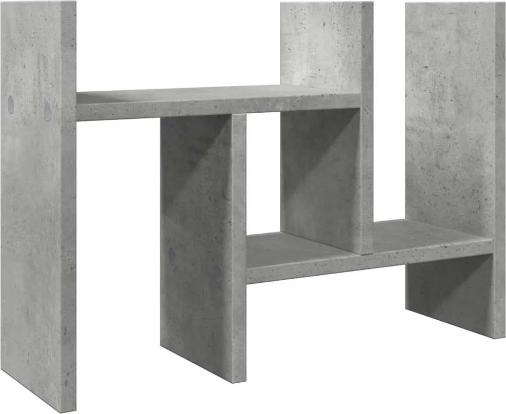 vidaXL Stolní organizér 34,5x15,5x35,5 cm kompozitní dřevo [848057] Barva: kouřový dub