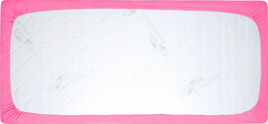 Jersey prostěradlo středně růžové na výšku matrace do 20 cm Velikost: 200 x 200