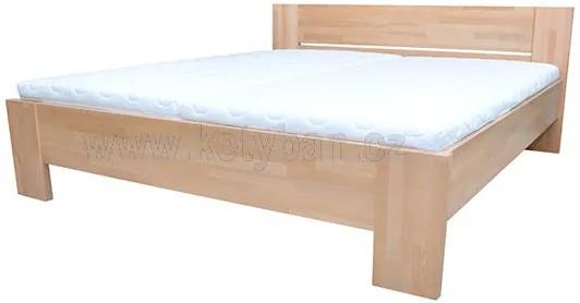 Texpol Dřevěná postel Nikoleta 200x180 Dub