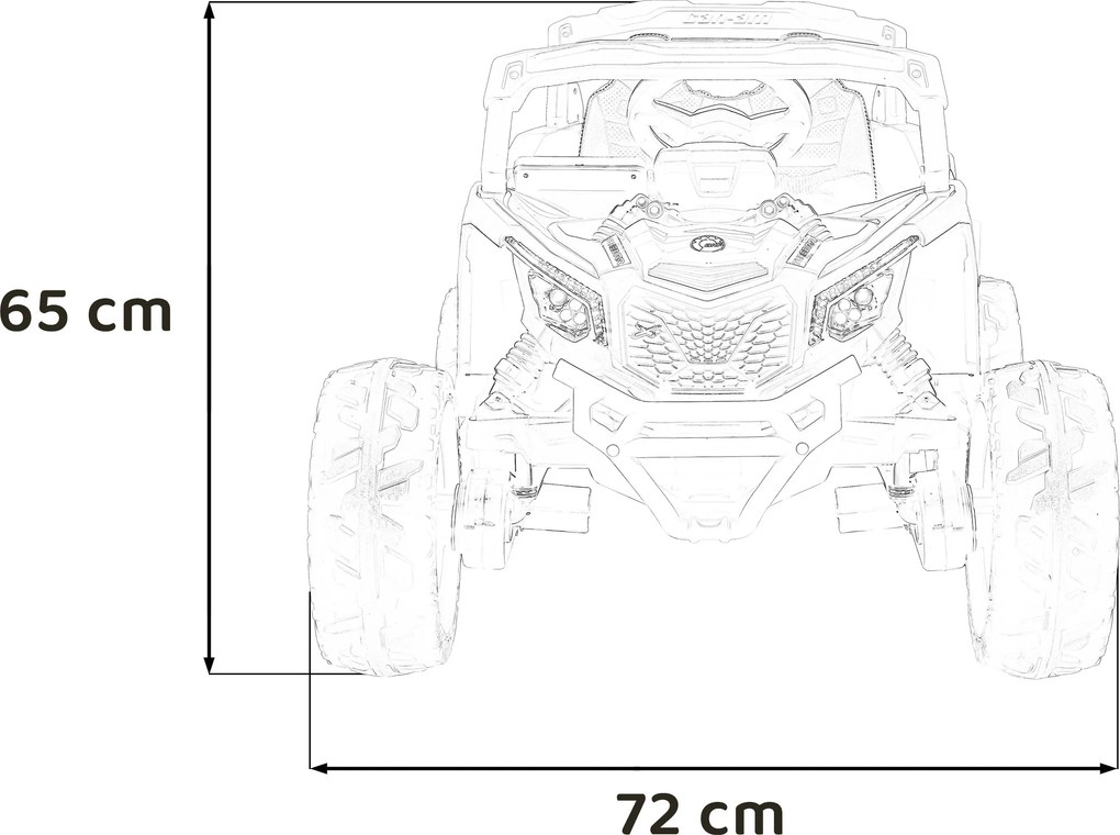 Ramiz Čtyřkolka ATV CAN-AM Maverick růžová