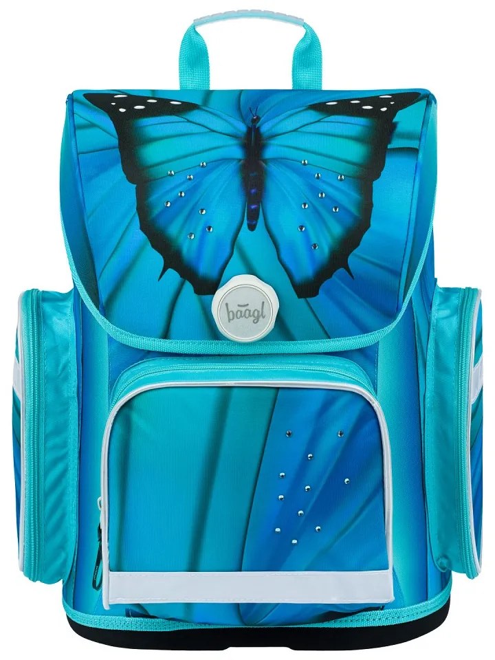 BAAGL Ergo - školní aktovka Butterfly