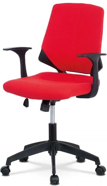 Kancelářská židle KA-R204 RED červená / černá Autronic