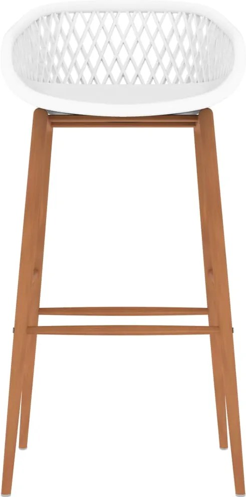 Barové židle 2 ks bílé 248153