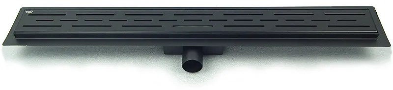 BPS-koupelny Sprchový odtokový žlab DL01 CLASSIC G2 HYD-2688 90 cm, černá