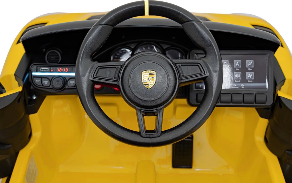 Ramiz Dětské autíčko Porsche Spyder RS 718, žluté sportovní