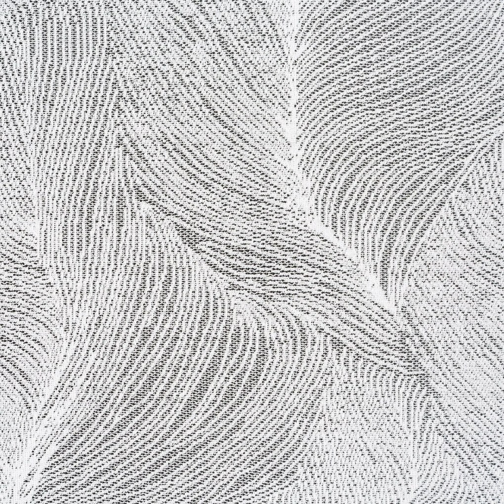 ZÁVĚS NA KROUŽCÍCH LINNEA 140X250 CM BÍLÁ