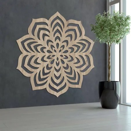 Designová dekorace rozvinutý květ | SENTOP HDF0558
