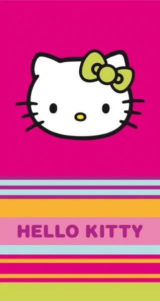 CTI osuška Hello Kitty pruhy 85 x 160 cm