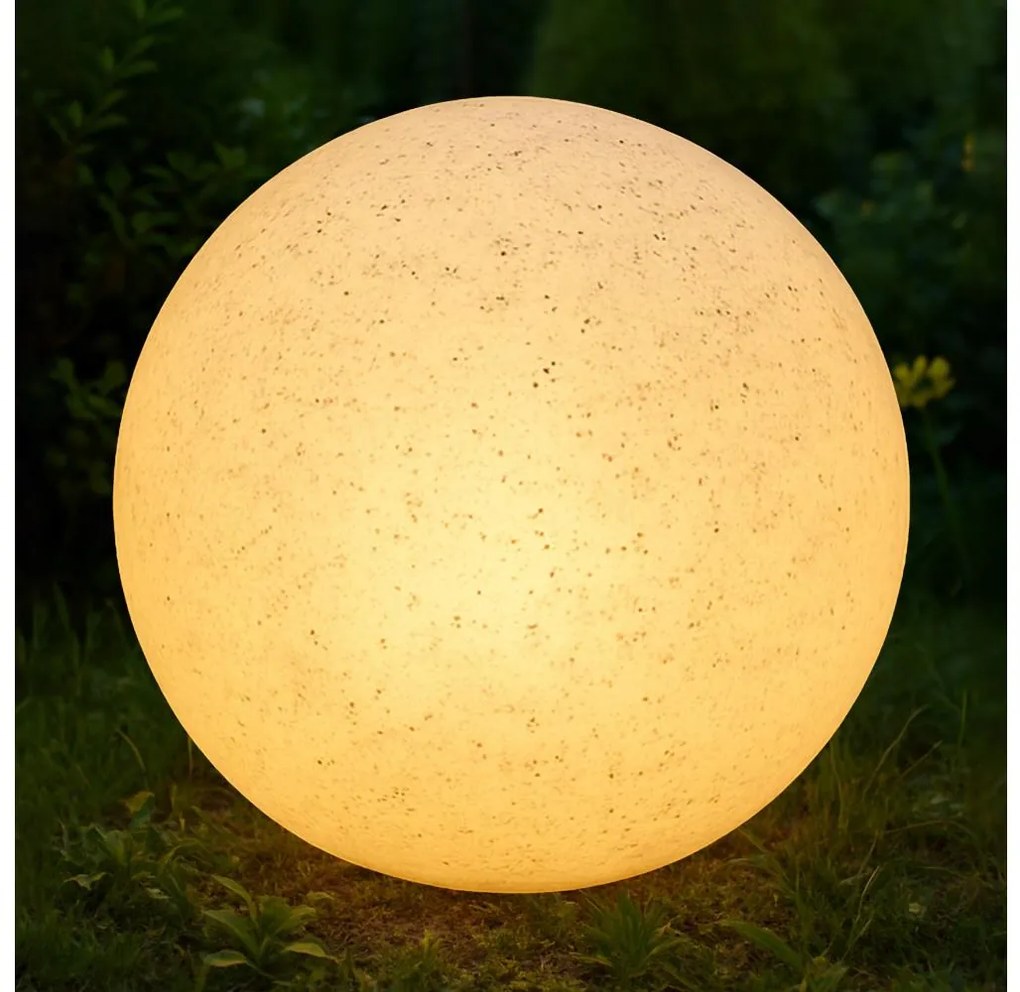 Venkovní dekorační svítidlo LUMISTONE 1xE27/15W/230V IP65 pr. 38 cm
