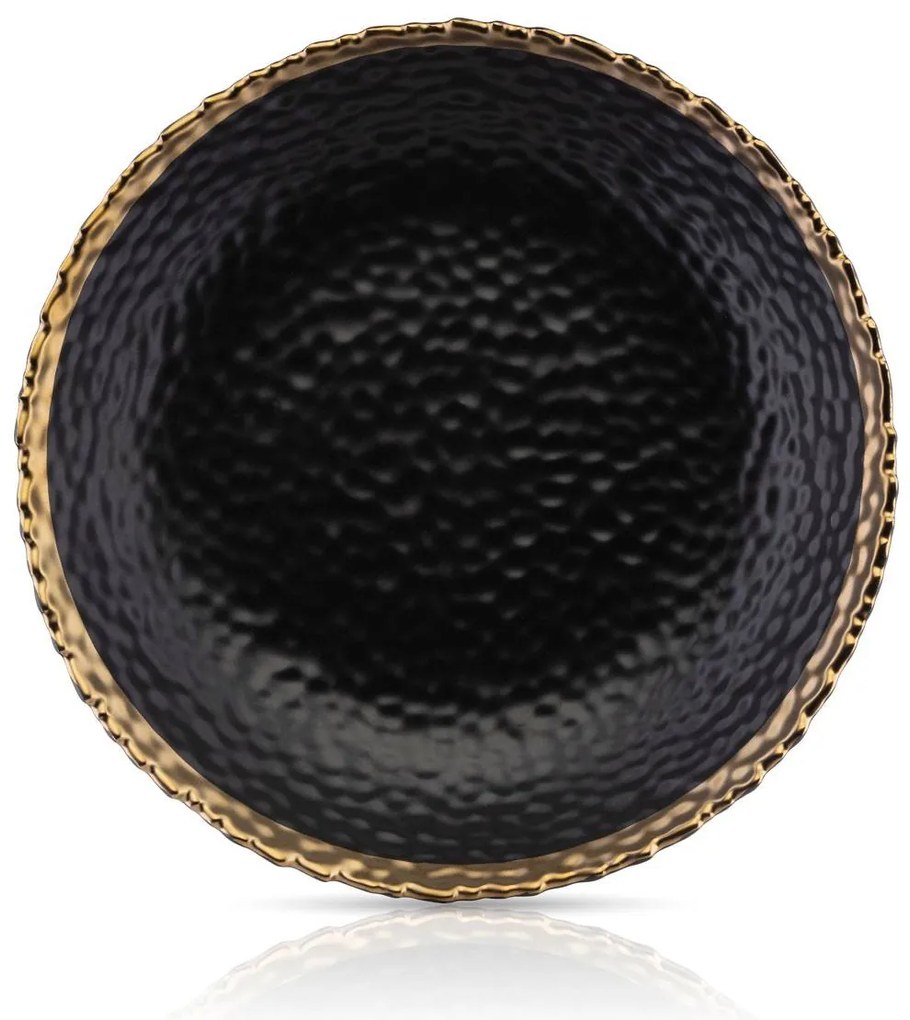 Keramický hluboký talíř Kati, (fi) 26 cm, černý