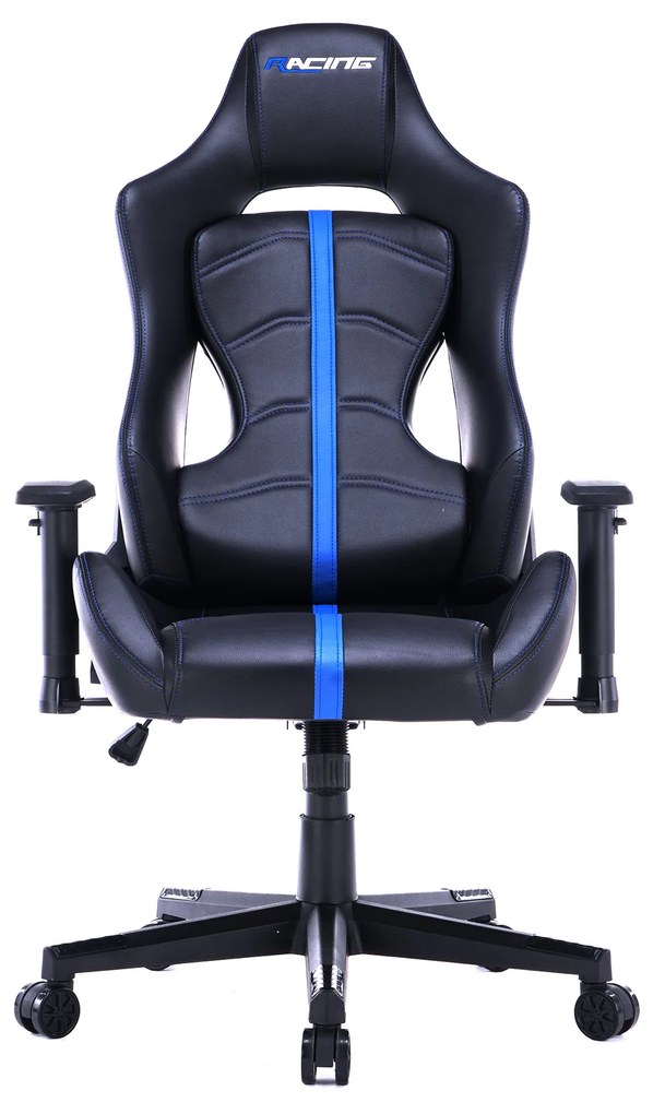 Herní židle Bergner Racing Magnum / černá/modrá