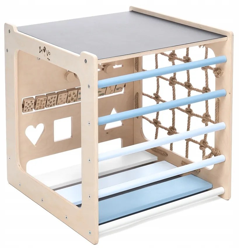 Montessori kostka 10v1 - duhová (Montessori kostka 10v1)