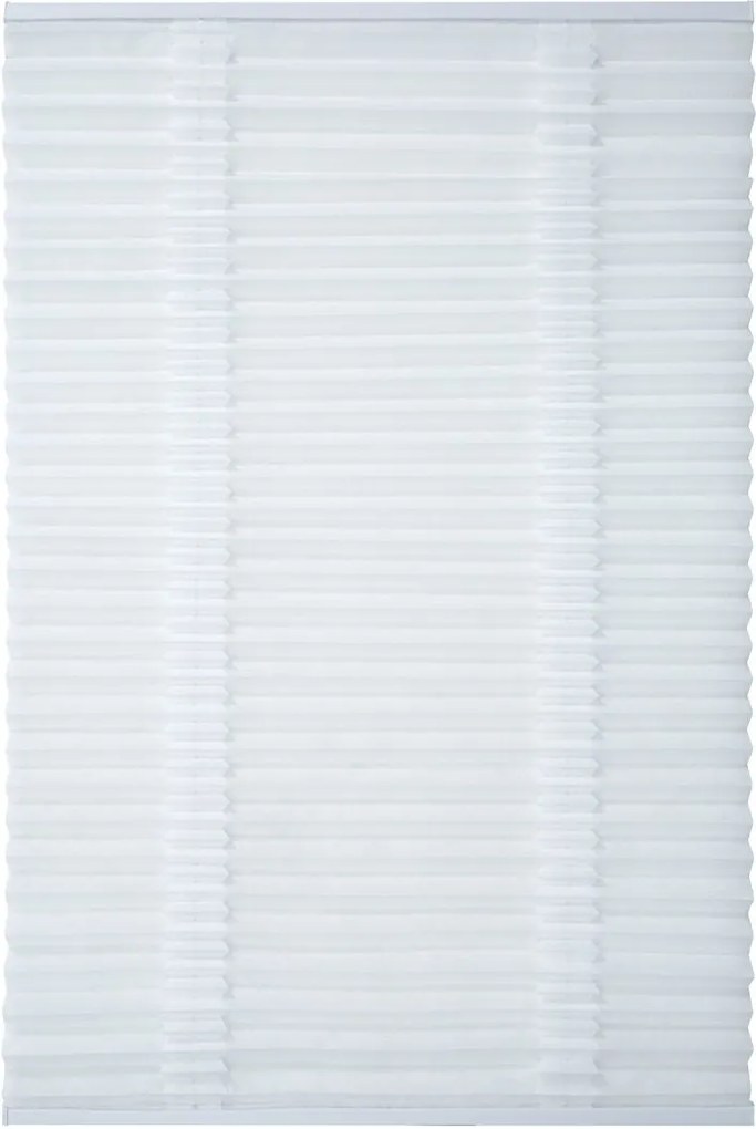 MERADISO® Plisovaná roleta, 90 x 130 cm (bílá/bílá), Barva: bílá/bílá - 7640160381415