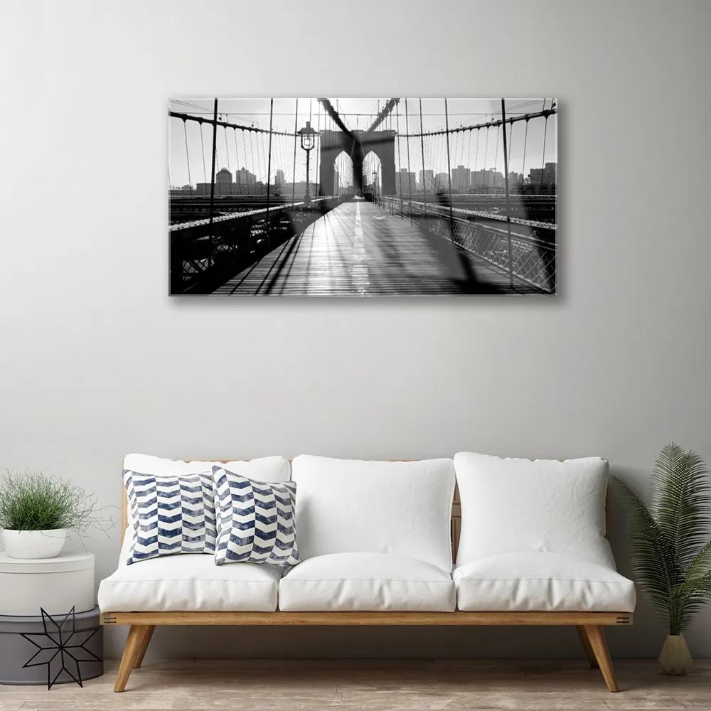 akrylový obraz Most Architektura 100x50 cm