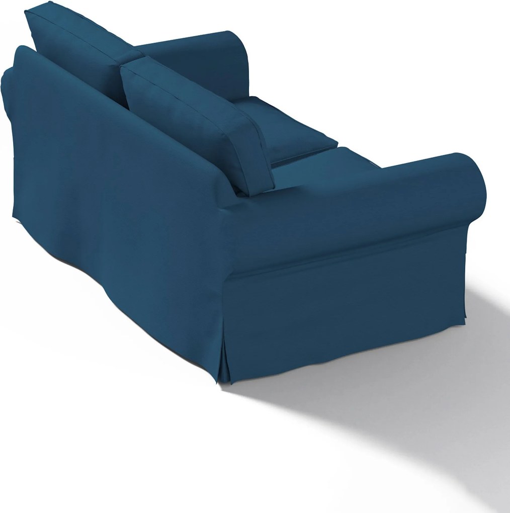 Potah na pohovku IKEA Ektorp 2-místná, rozkládací, STARÝ MODEL barva tmavě modrá