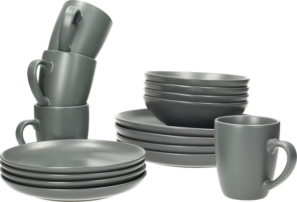 Sada nádobí Vivo Dark Grey 4/16
