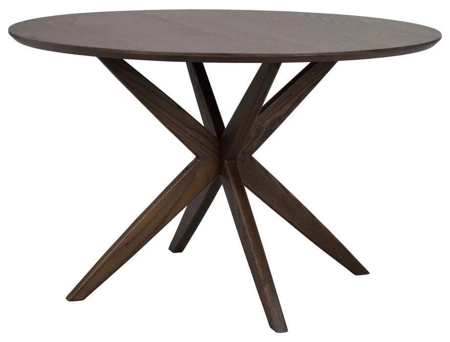 Kulatý jídelní stůl s deskou v dubovém dekoru 120x120 cm Calverton - Rowico