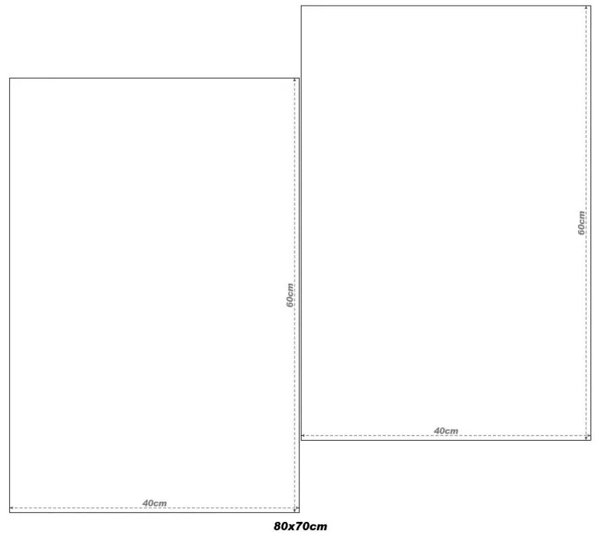 Gario 2 dílný fotoobraz na plátni Rozměry: 80 x 70 cm