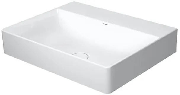 Duravit DuraSquare - Umyvadlo 60x47 cm, DuraCeram, alpská bílá 2353600070