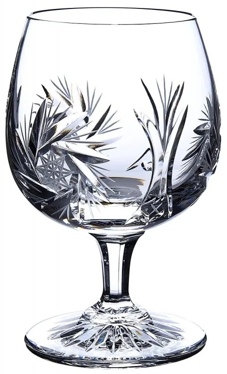 Onte Crystal Bohemia Crystal ručně broušená sada na rum, brandy a koňak Větrník 1+2