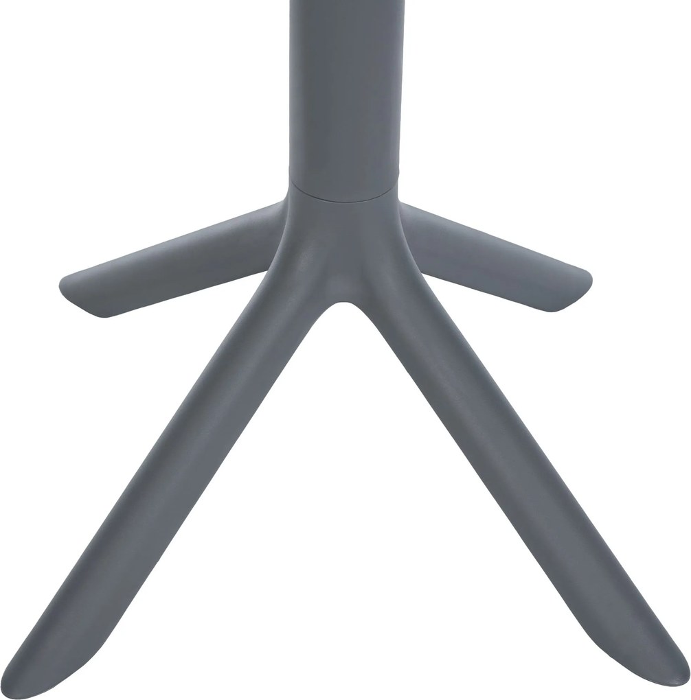 Kulatý stůl Lacota 60 cm - antracitová
