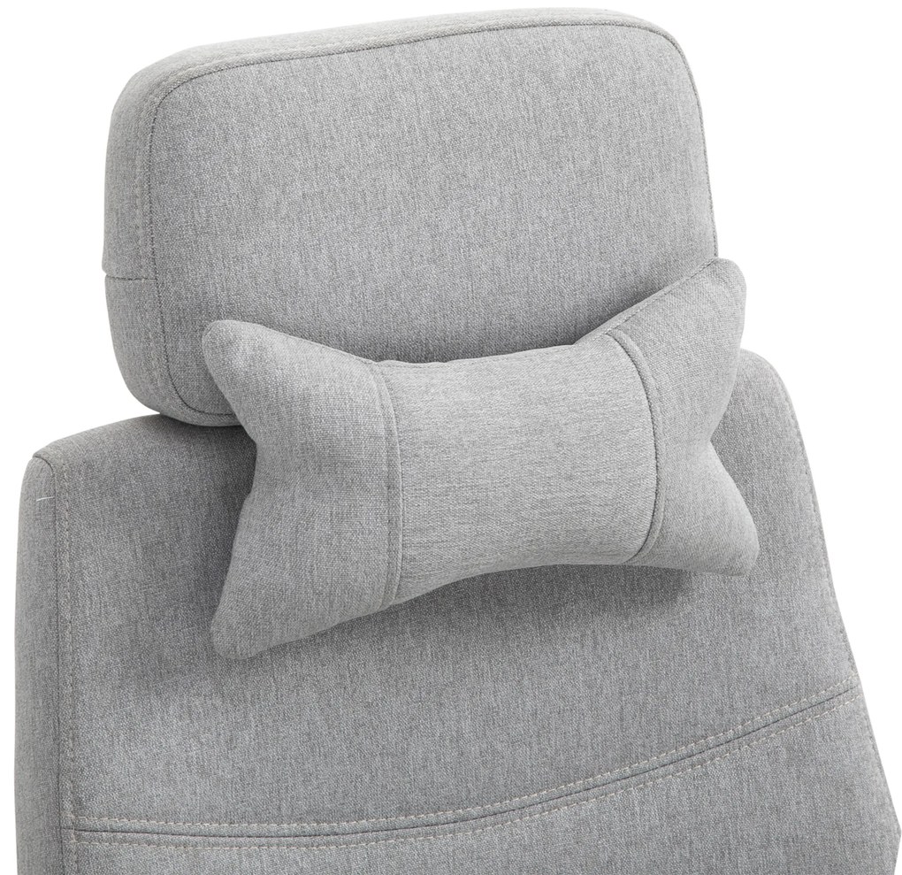 Kancelářská židle Vinsetto, herní židle, židle s kolečky, ergonomická, polyester, pěna, vícevrstvá horní deska, 62 x 68 x 117-127 cm