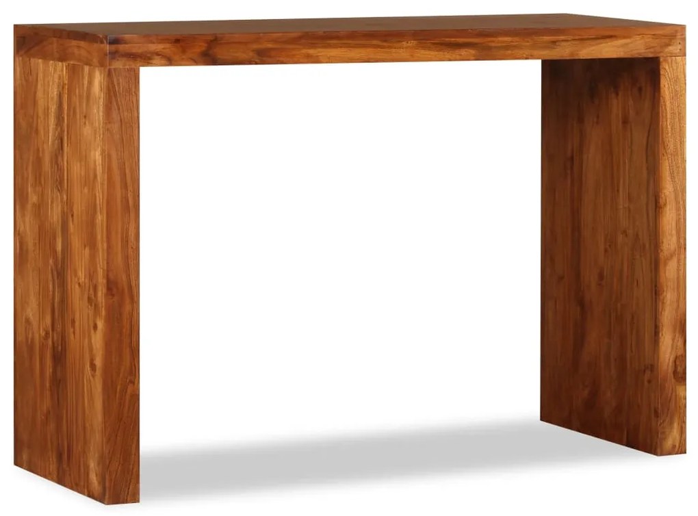 Konzolový stolek masivní dřevo s medovým povrchem 110x40x76 cm 244671