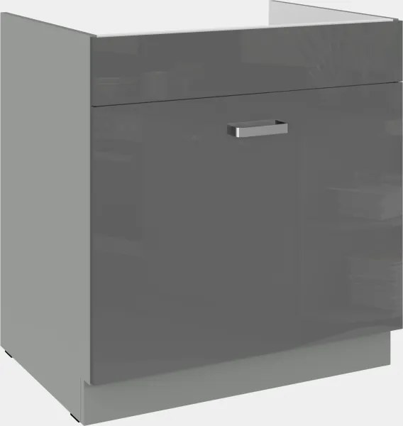 Kuchyňská skříňka Grey 80 ZL 1S BB