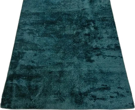 HU Koberec Plush Deluxe tyrkysový Rozměr: 50x80 cm