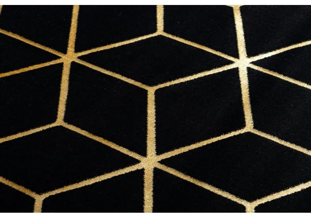 Kusový koberec Jón černý 80x250cm