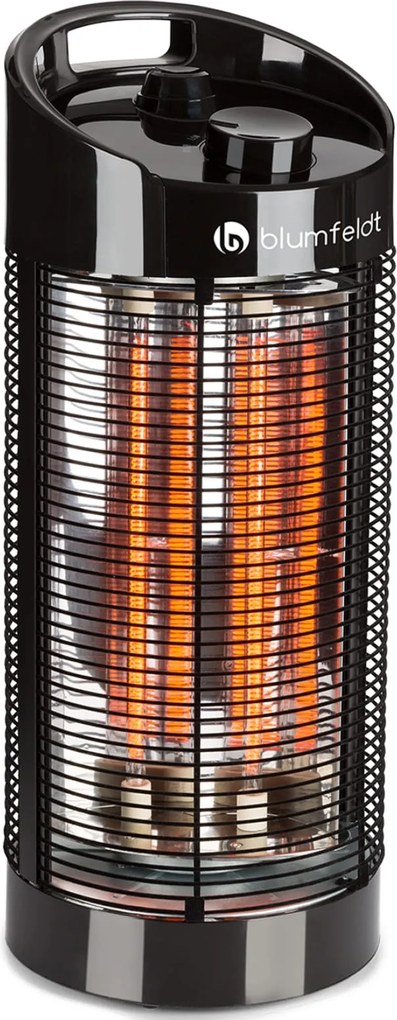 Blumfeldt Heat Guru 360, infračervený ohřívač, stojanový, 1200/600 W, 2 stupně ohřevu, IPX4, černý