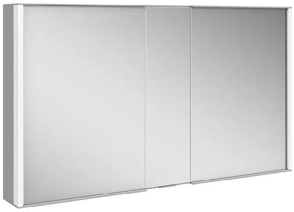 Keuco Royal Match - Zrcadlová skříňka s LED osvětlením, 1200x700x160 mm, stříbrný elox 12804171311