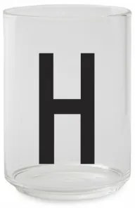 Personal Drinking Glass, písmeno H Design Letters