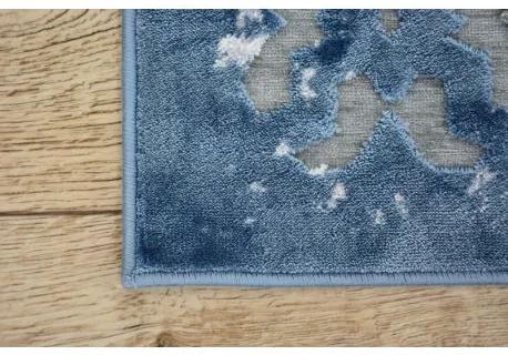 koberec AKRYL YAZZ 7006 ORIENT šedá / modrý / slonová kost velikost 160x220 cm | krásné koberce cz