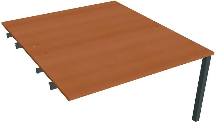 Hobis Kancelářský stůl řetězící Hobis USD 1400 R, deskaakát, bílá RAL 9016