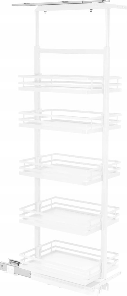 Košík Cargo MIDI S Tlumením Dovírání 300 MM MPTJ012F Bílý, Výška 140-170 CM Amix