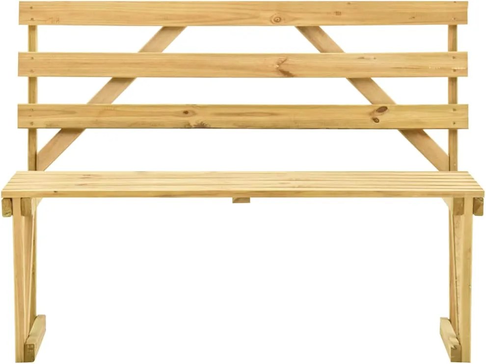 Zahradní lavice 120 cm impregnované borové dřevo 315393