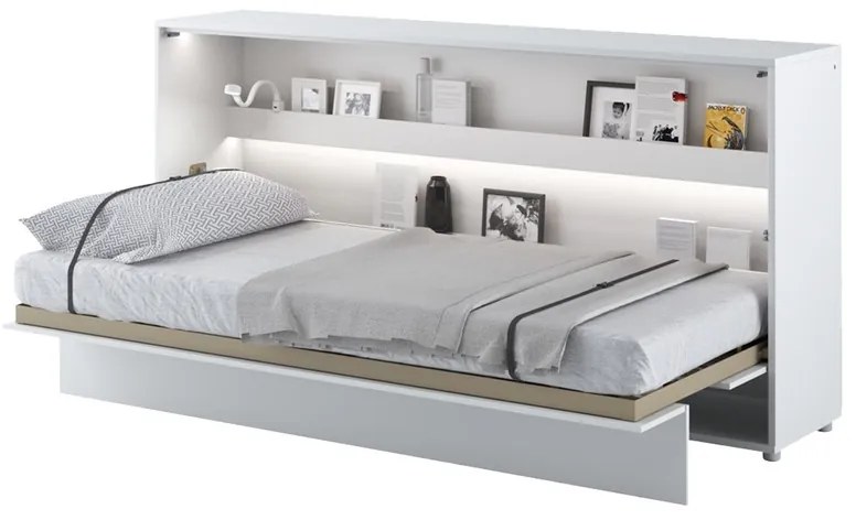 Sklápěcí postel BC-06 90x200 Bed Concept, Barva: dub artisan, Osvětlení: bez osvětlení, LED světlo s USB: jedno LED světlo s USB