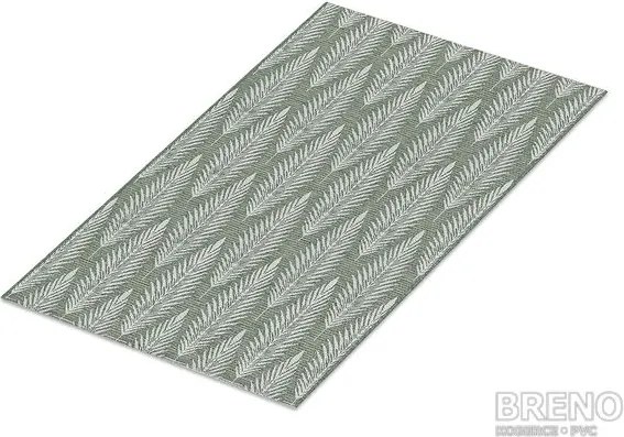 Breno Kusový koberec TERAZZA 21237 ivory Silver-Sage Green, 60x110 cm, Vícebarevné/Zelená