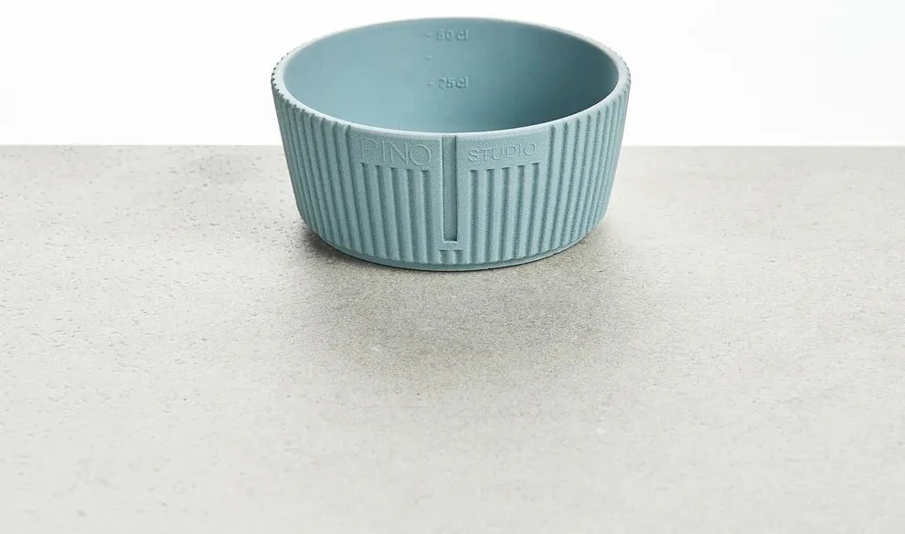 Miska pro psy PINO | jednobarevné provedení Butterfly Blue | objem 50 / 200 cl | různé velikosti Velikost: S