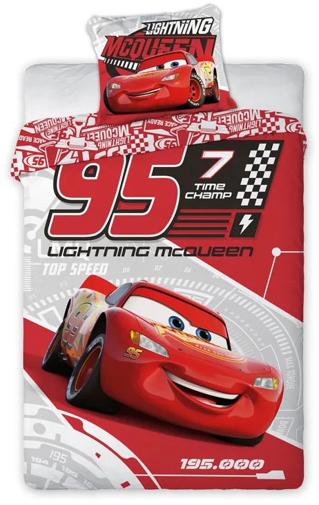 FARO Povlečení Cars 3 Blesk McQueen 140/200, 70/90