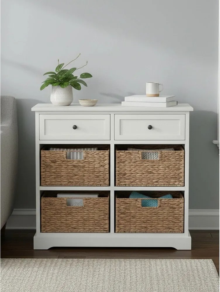 Slonovinová komoda z masivu pavlovnie 76x70x33 cm Vermont – Premier Housewares