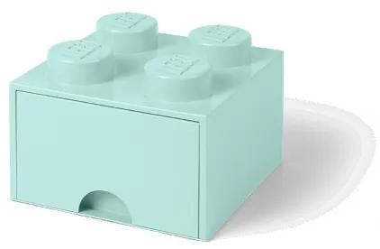 Úložný box se šuplíkem Storage Box Drawer 4 | tyrkysová