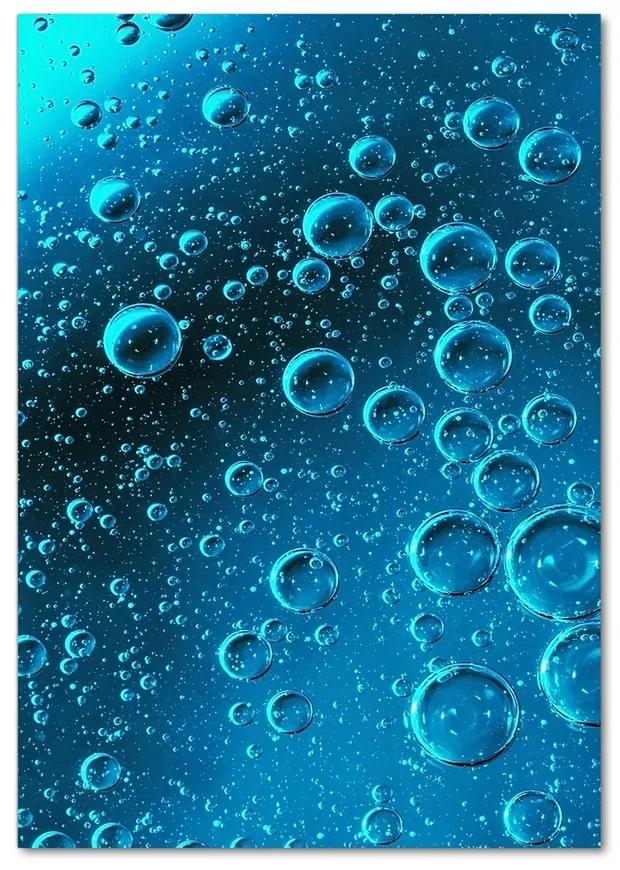 Wallmuralia Foto obraz fotografie na skle Bubliny nad vodou 70x100 cm