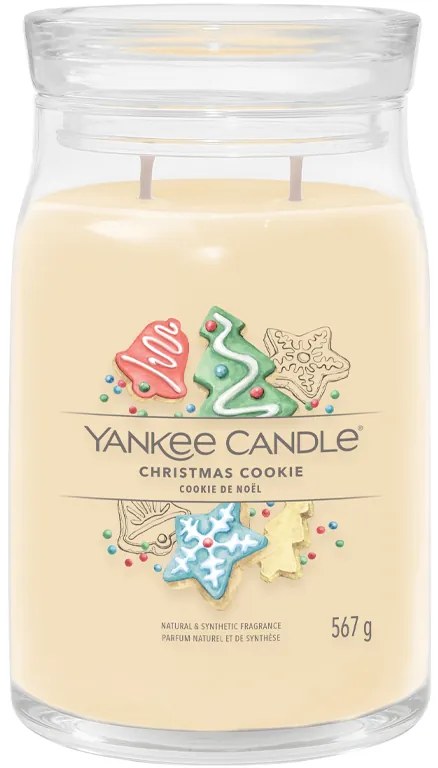 Yankee Candle – Signature svíčka Christmas Cookie (Vánoční cukroví) Velikost: velká 567 g