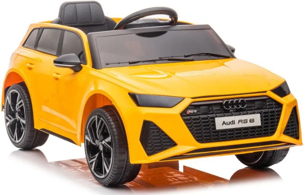 LEAN CARS Elektrické autíčko Audi RS6 BRD-2118 žluté