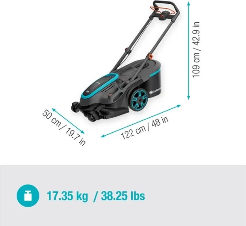 Aku sekačka na trávu Gardena PowerMax Duo 46/36V 14646-65