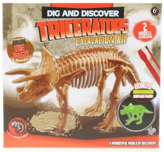 Tesání Dino svítící Triceratops