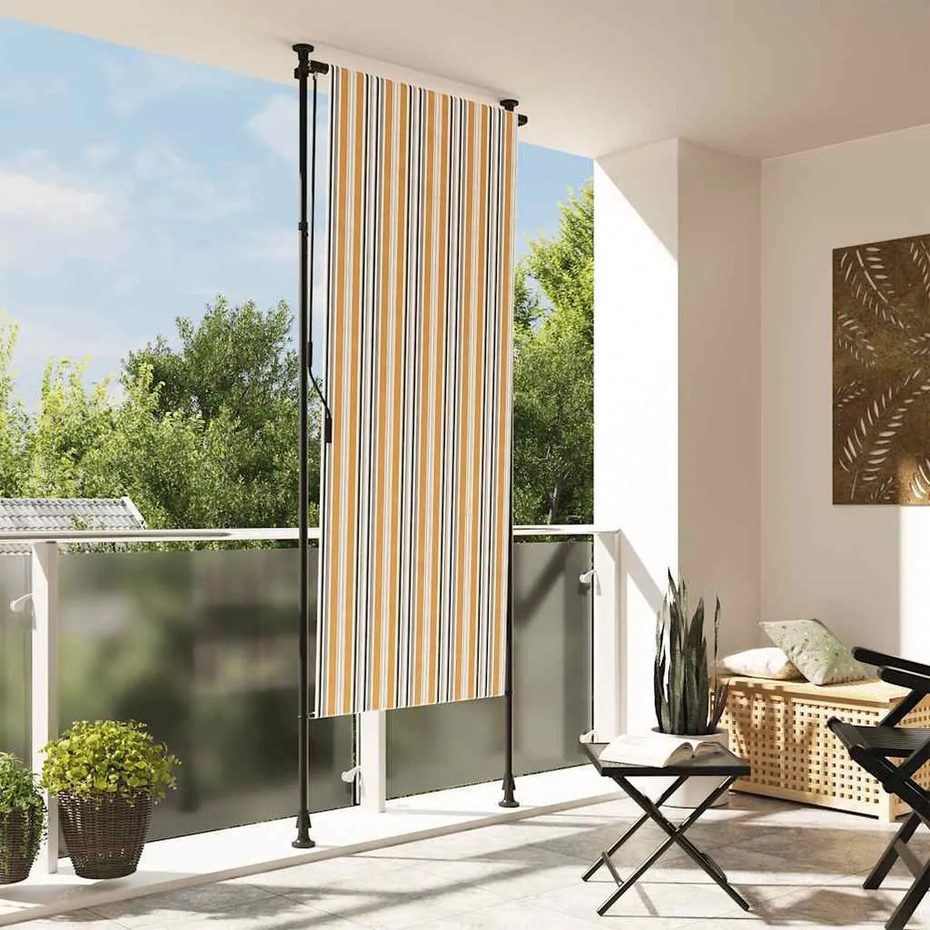 vidaXL Venkovní roleta 100 x 270 cm [368772] Barva: Oranžová